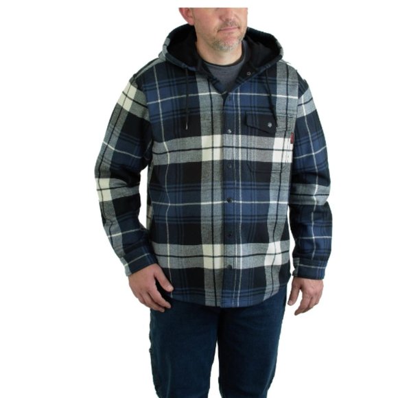 Wolverine | Jackets & Coats | Wolverine Mens Sz Xl Plaid Blue Grey ...
